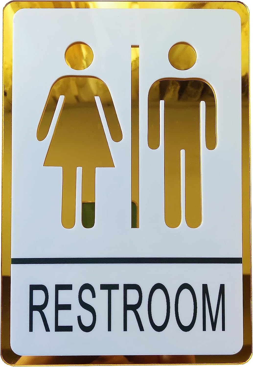 Amazon.com : LUYU Restroom Sign for Office or Business Bathroom and ...