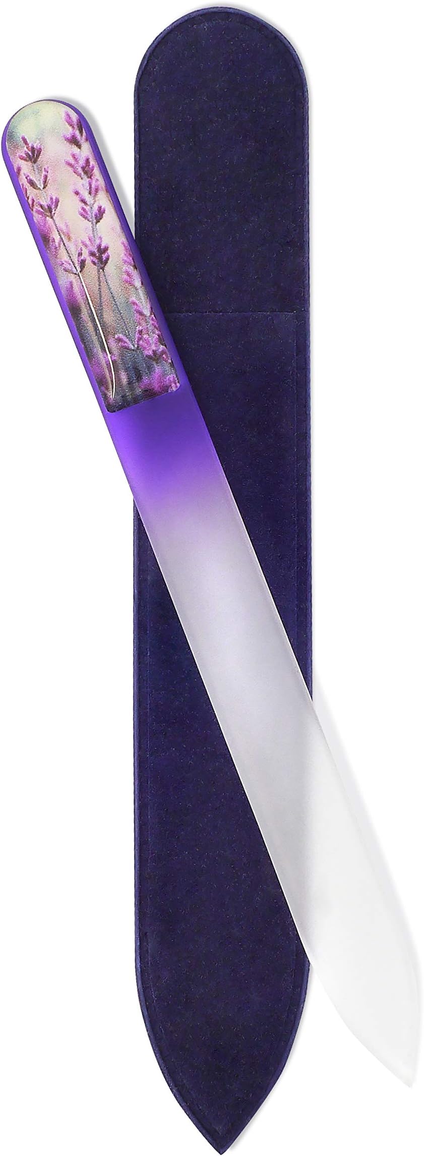 Amazon.com : GLADZY 3D Czech Glass Nail File - Etched Crystal Nail File ...