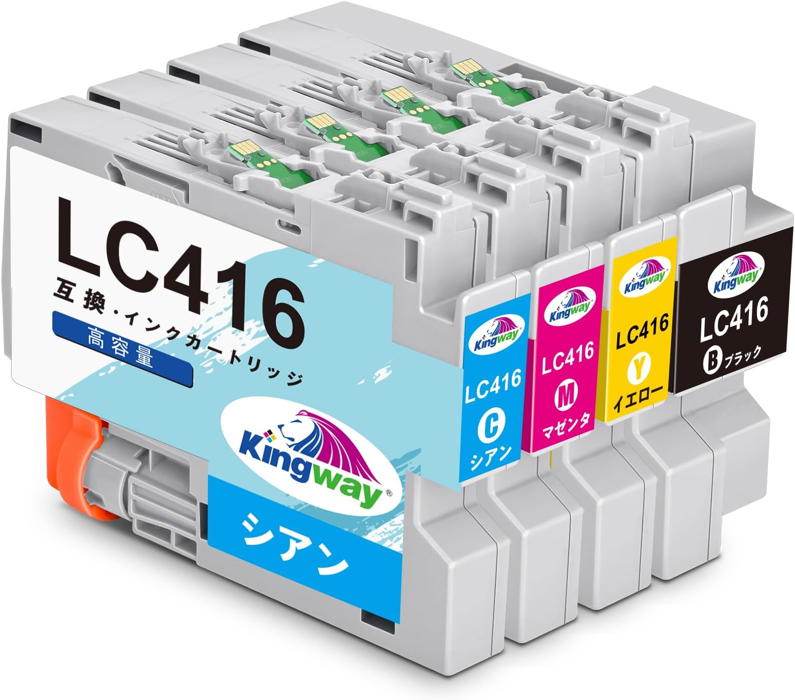 Amazon.co.jp: Aseker互換LC416 LC416-4PKインク標準容量ブラザー用LC416 XL 4色カラー対応Brother DCP-J4140N MFC-J4440N ...
