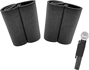 Amazon.com: Xtlonbom2PCS Microphone Elastic Sleeve Durable Handheld Mic ...