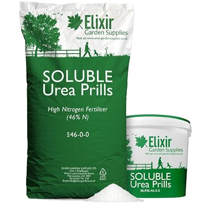 Elixir Gardens Urea Prills (46% Nitrogen) Water-Soluble Fast-Release ...