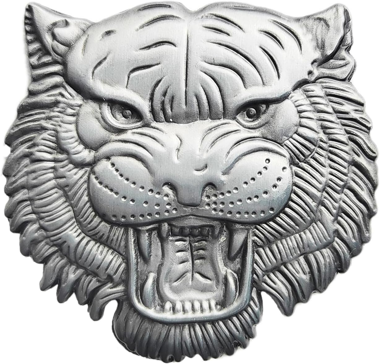 Amazon.com: OnlyYou.X New Black Tiger Head Emblem Tiger Head Badge ...