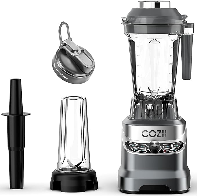 Amazon.com: COZII Professional Blender 2000W, Smoothie Countertop ...