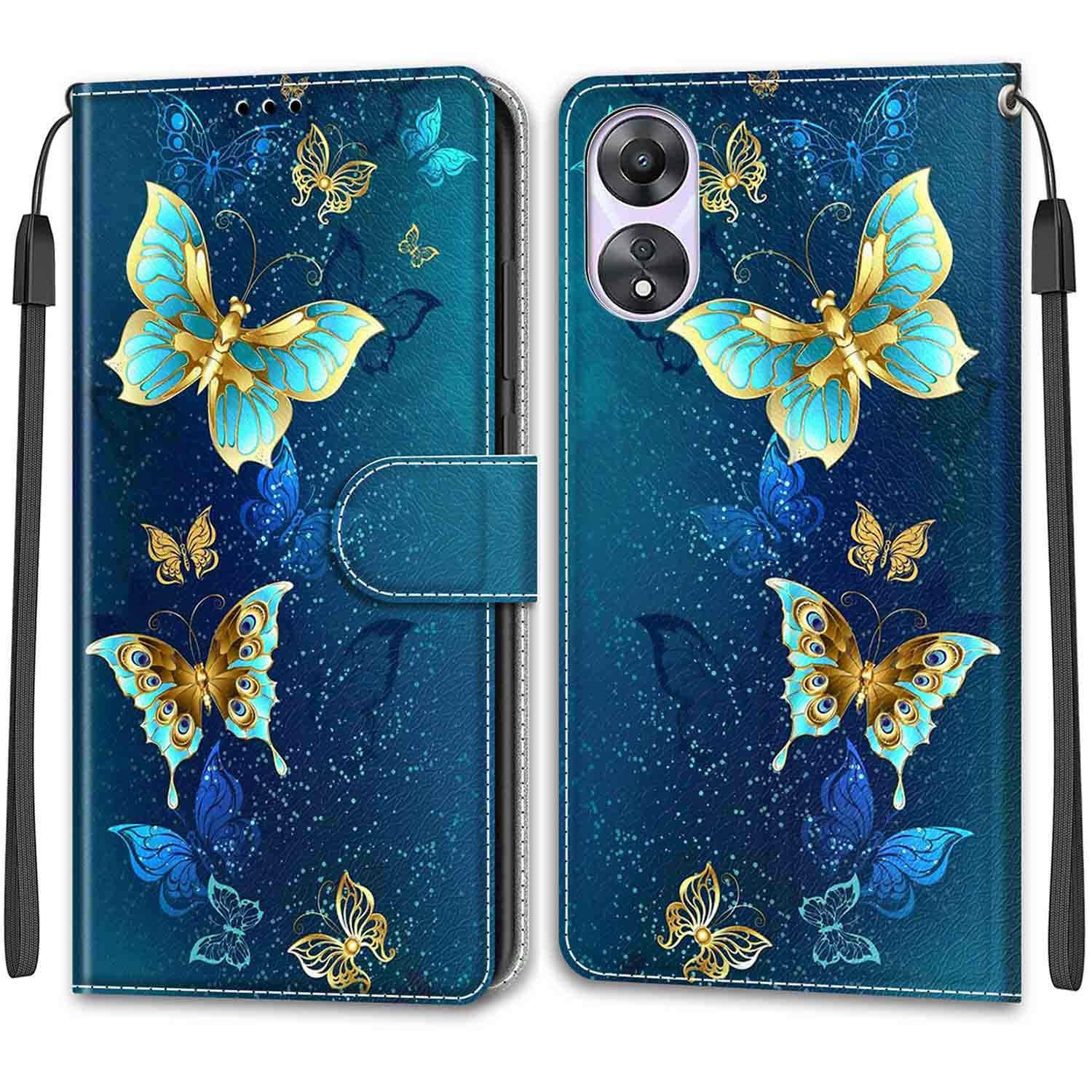TOMYOU for Oppo A58 5G / A58x / A8X / A78 5G / A1X 5G Case, PU Leather ...