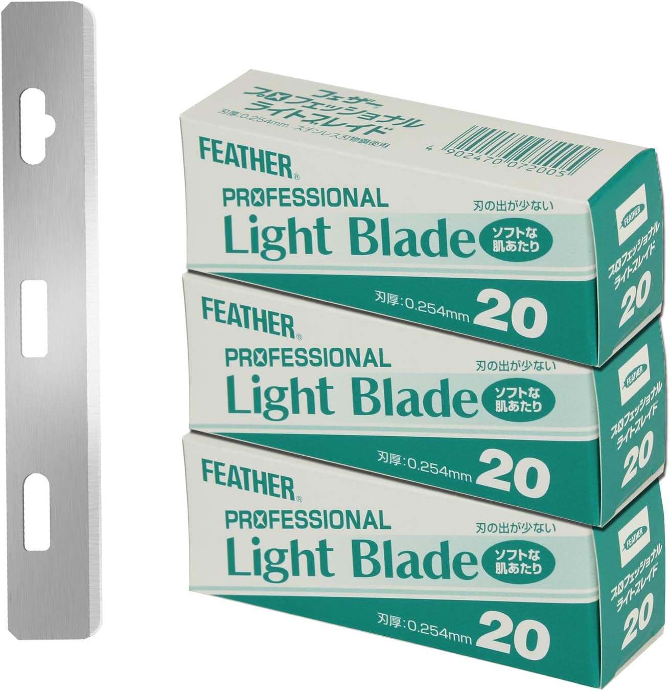 Amazon.com: Feather Artist Club ProLight Razor Blades - (3 Pack of 20 ...