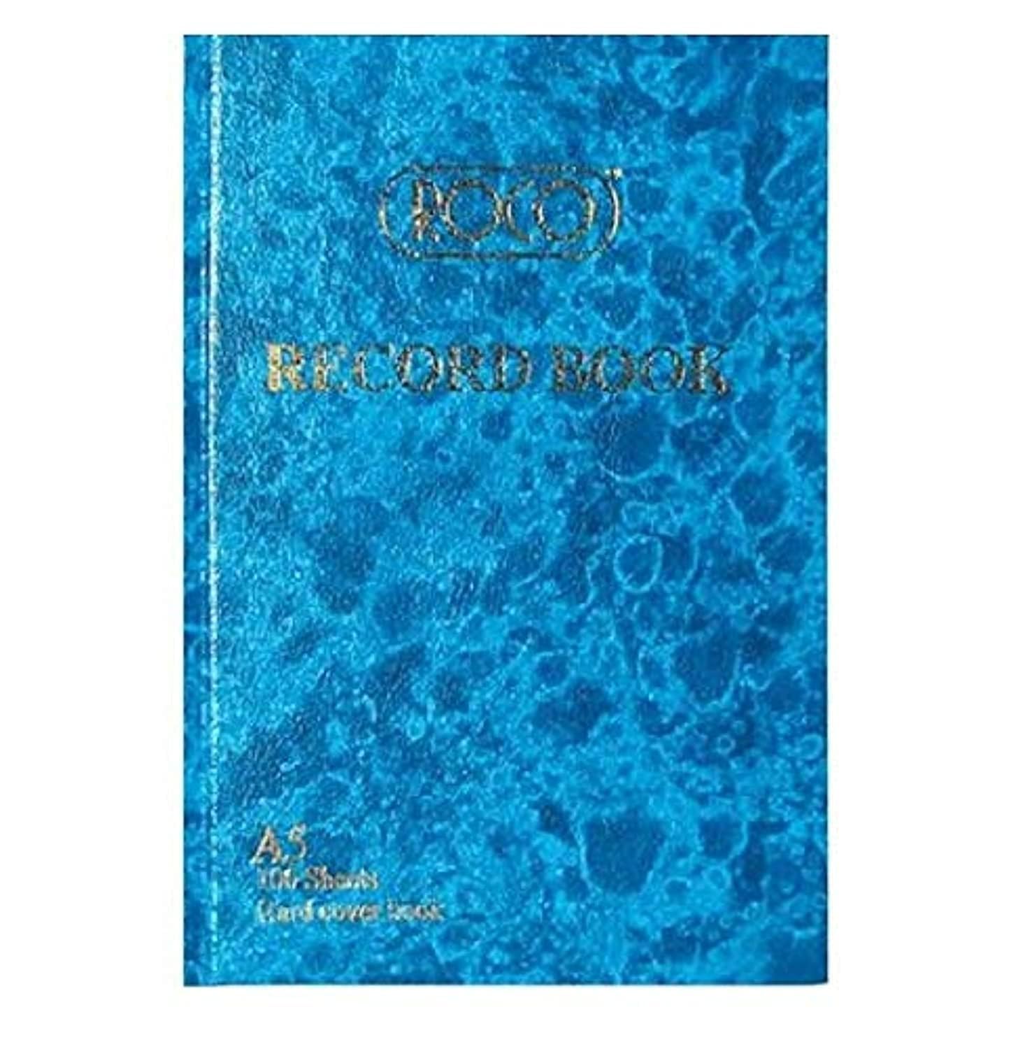 Roco A5 200 Pages Record Book, 100 Sheets, 16 cm Size, Blue : Amazon.in ...