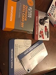 Amazon.com : ust learn & live outdoor skills educational card set with ...