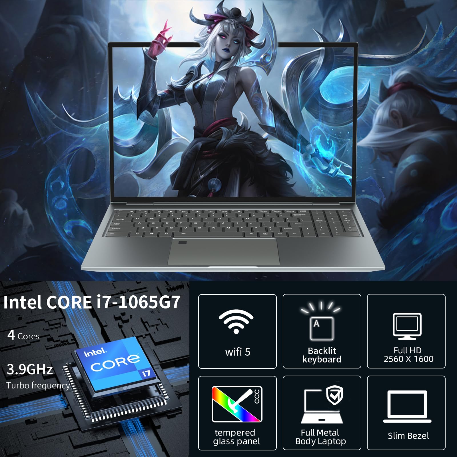Snapklik.com : Morostron 16" 25K IPS Touchscreen Laptop Core I7 Up To ...