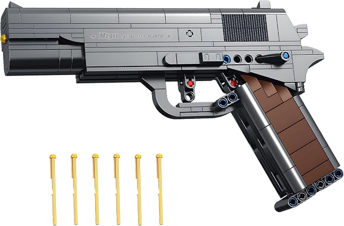 Amazon.com: HI-REEKE M1911 Model Gun Building Set, Model Pistol ...