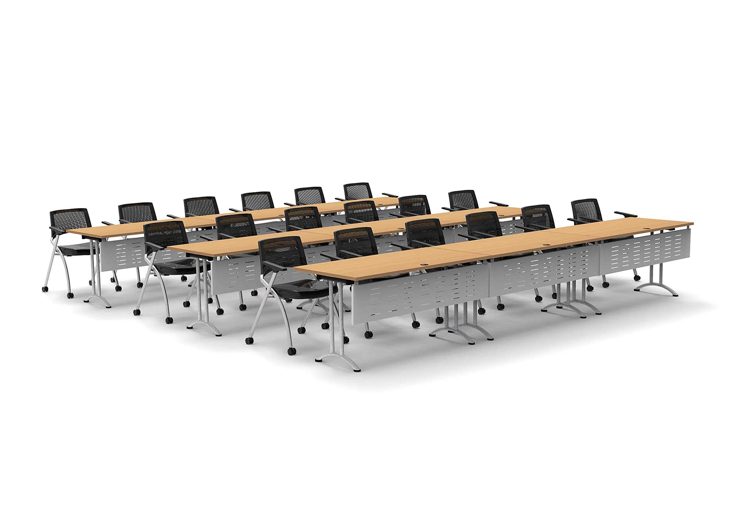Buy 18 Person Tables Training Meeting Seminar Classroom Model 7408 36pc ...