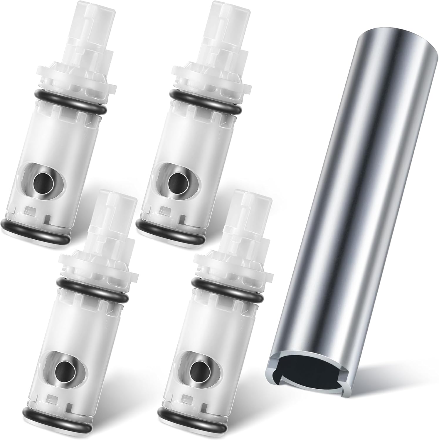 Enhon 5 Pcs Faucet Cartridge Replacement Kit Compatible with Moen 1224 1224B Cartridge Retainer ...