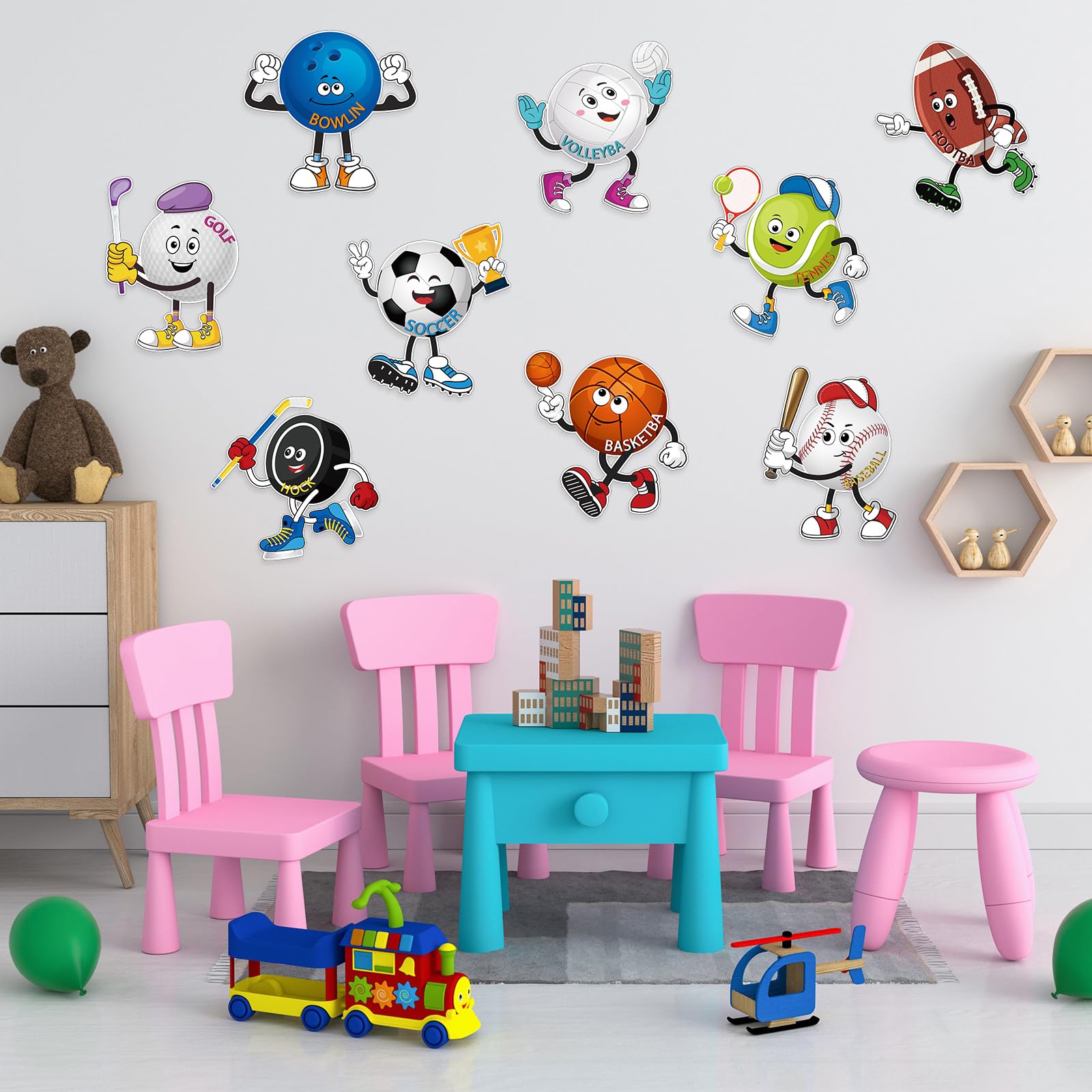 Snapklik.com : Sports Bulletin Board Decorations Cute Classroom Banner ...