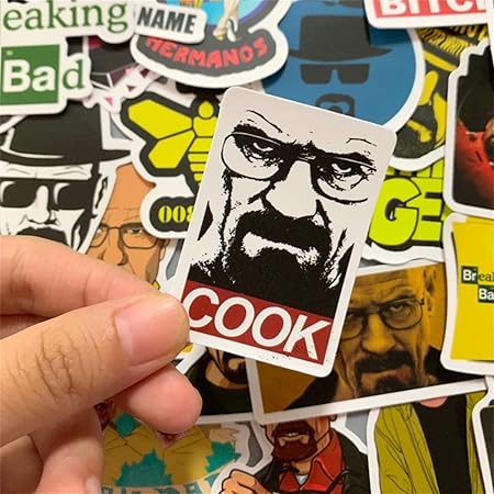 Amazon.com: Breaking Bad Stickers 50Pcs TV Show Merchandise Sticker for ...