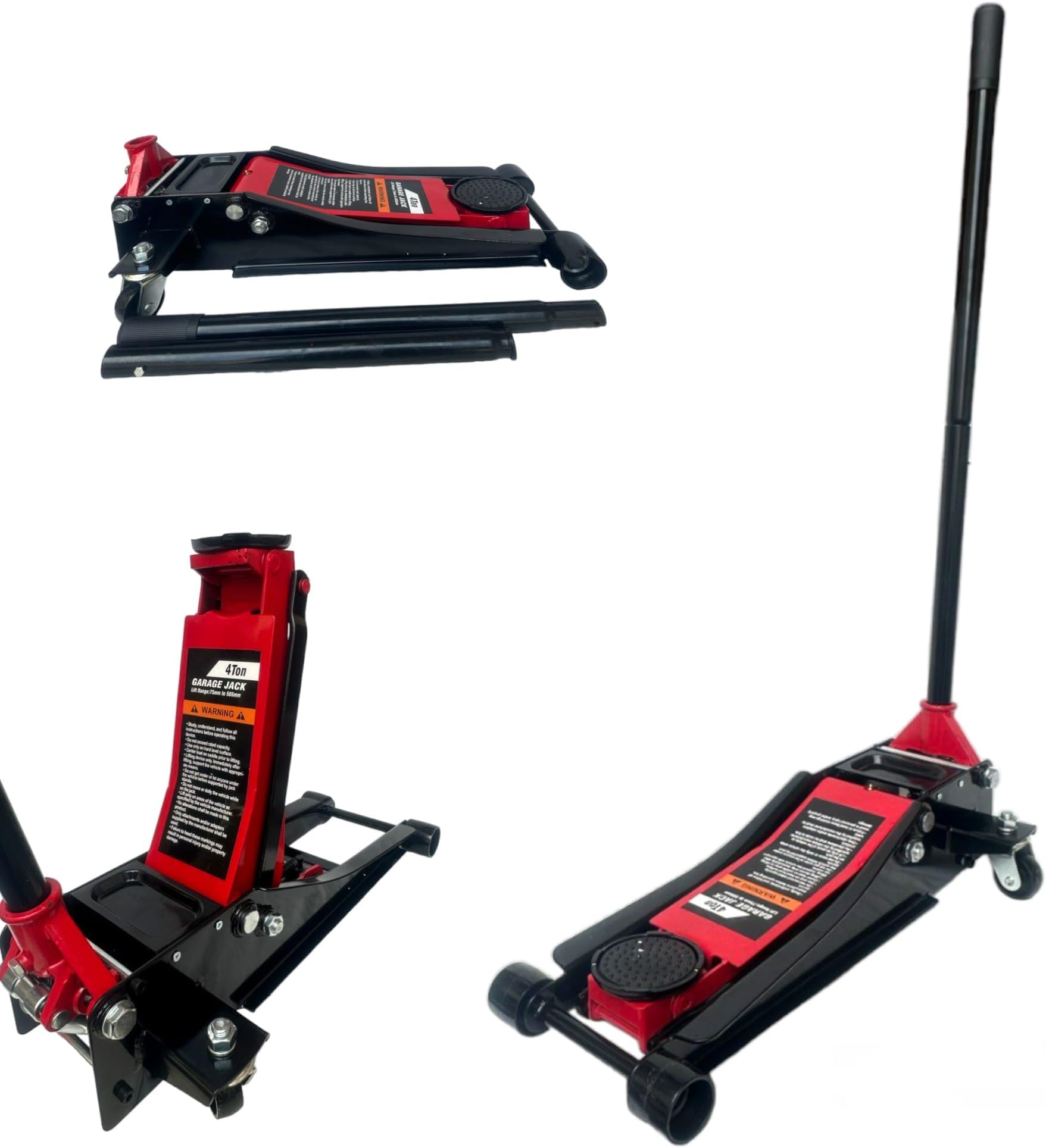 Crick Sollevatore Auto Martinetto Idraulico 4 Tonnellate Cric 4 Ton ...