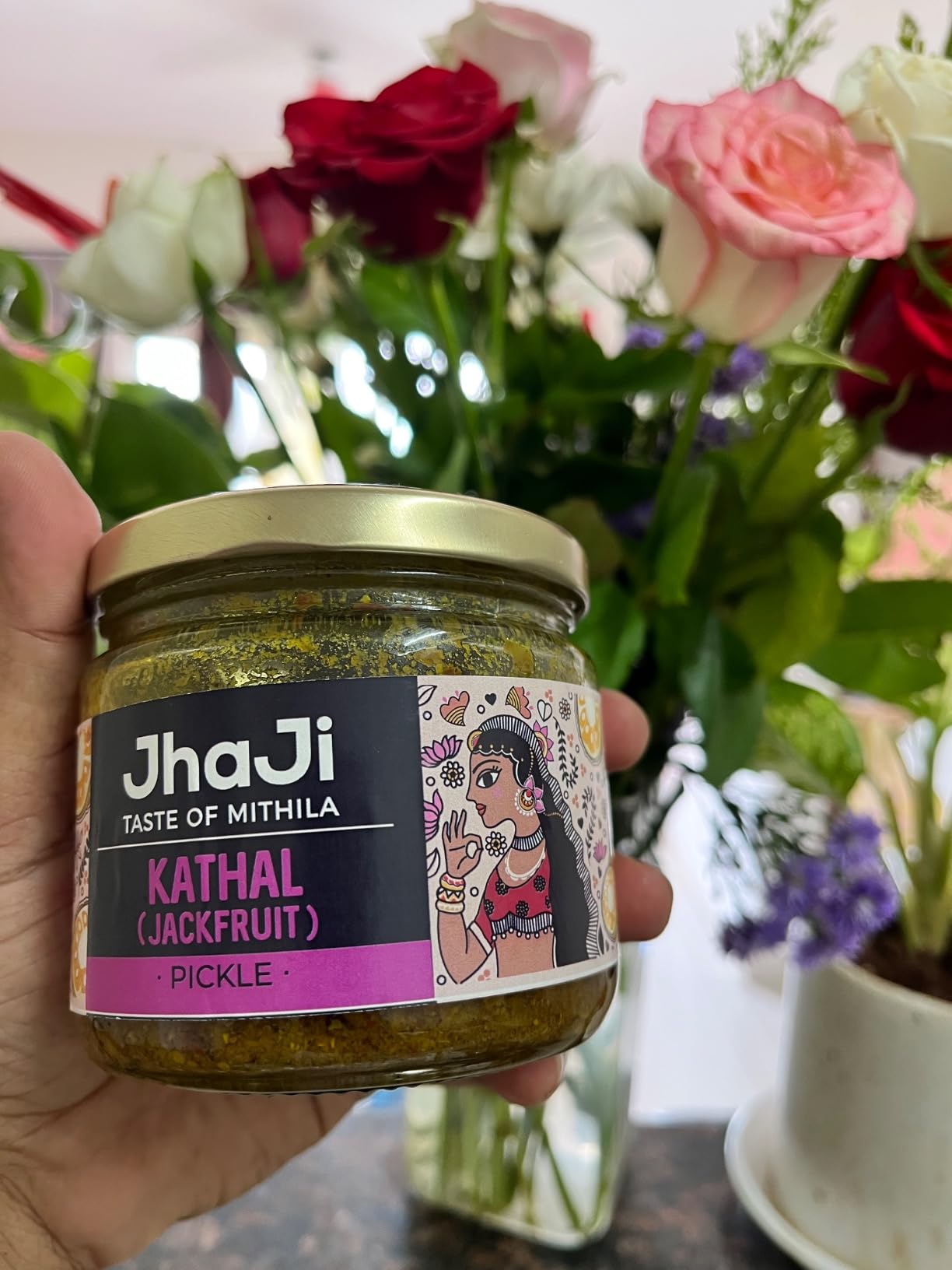 JhaJi Store's Authentic Homemade Jackfruit Pickle | Soft, Chewy Kathal ...