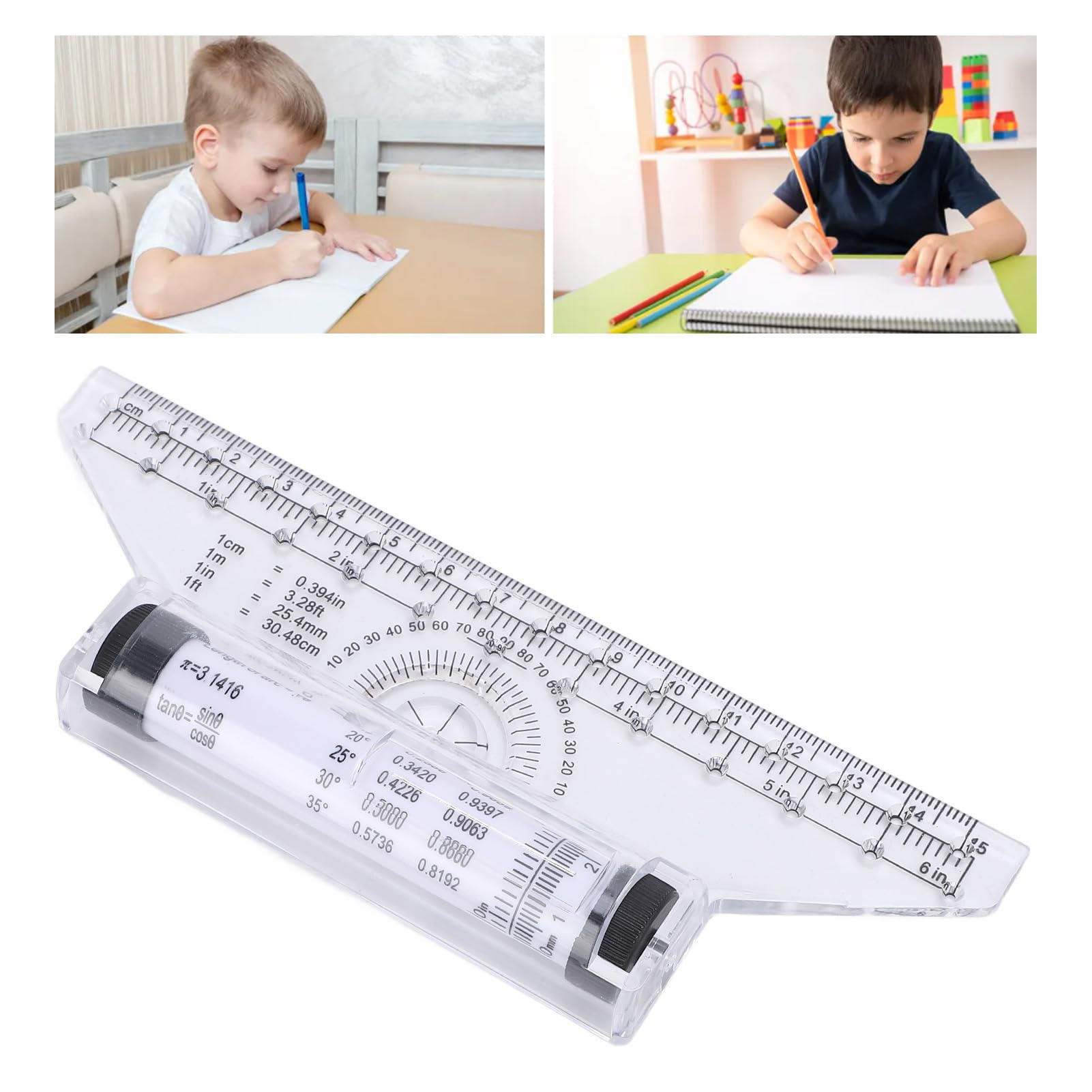 Compasso Professionale Seikoshi Parallel Rolling Ruler Metric Angle ...