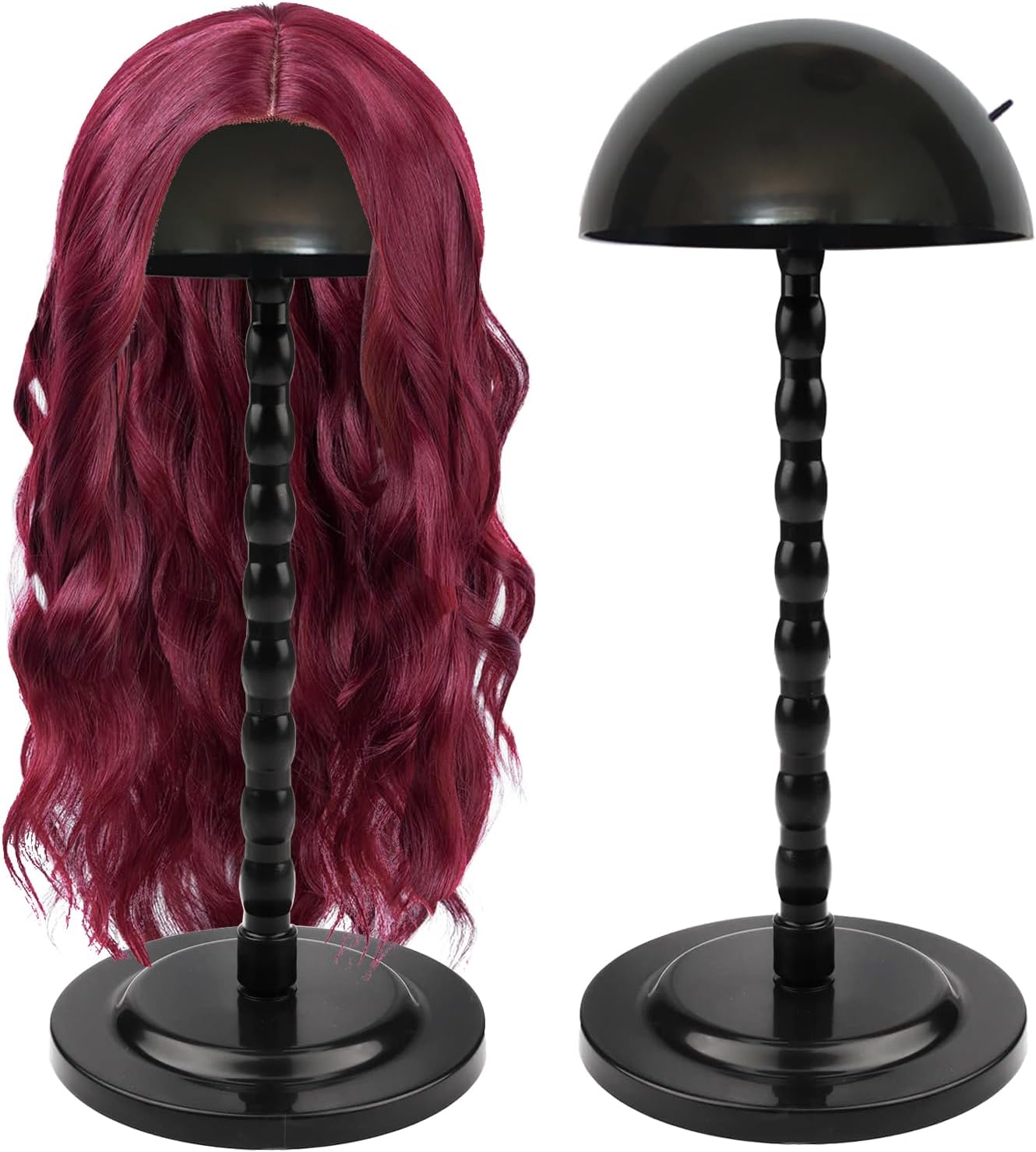 Amazon.com : Wig Stand 1PC Wig Head Stand 13.8 Inch Portabl Wig Holder ...