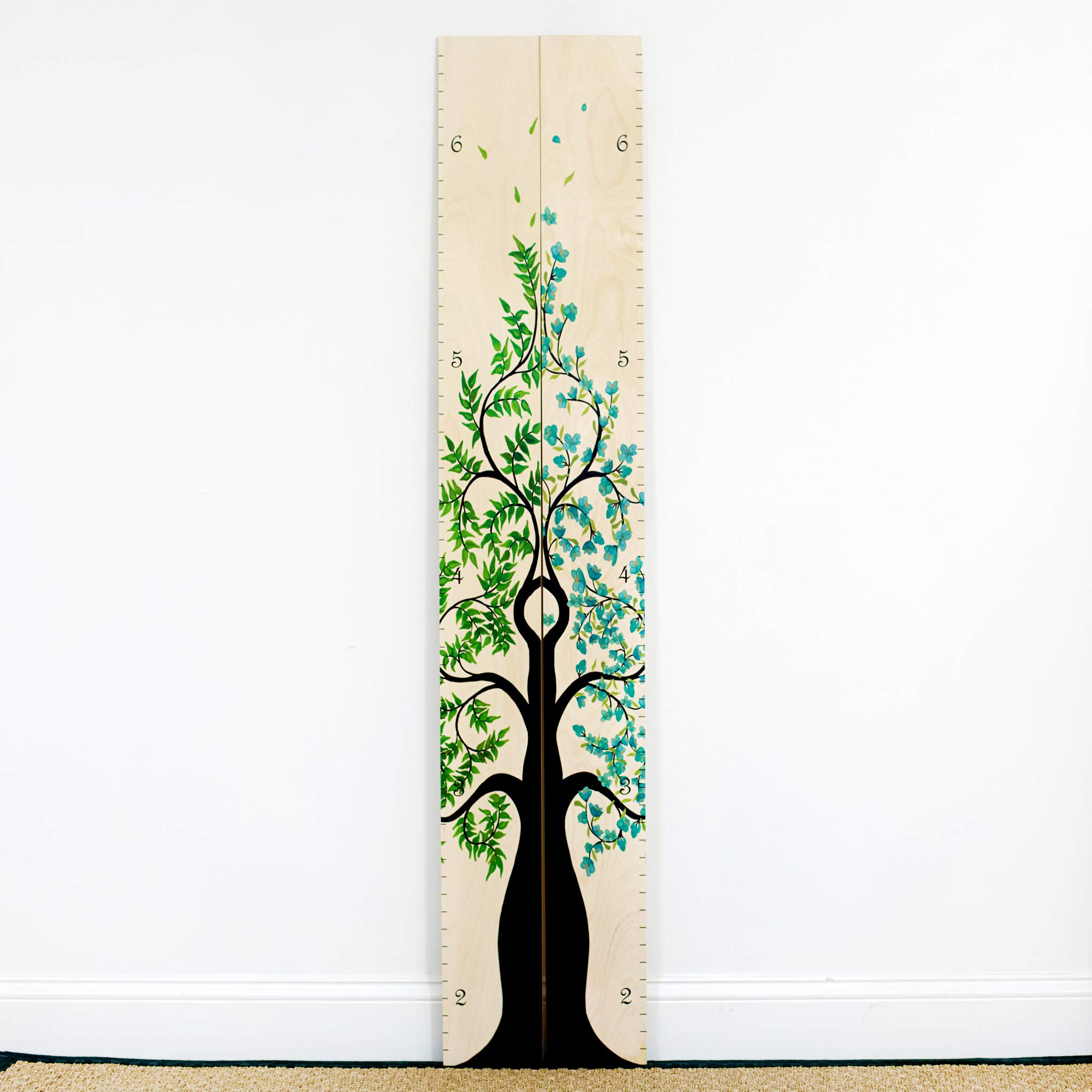 Buy Growth Chart Art | Hanging Wooden Height Growth Chart Pair to ...