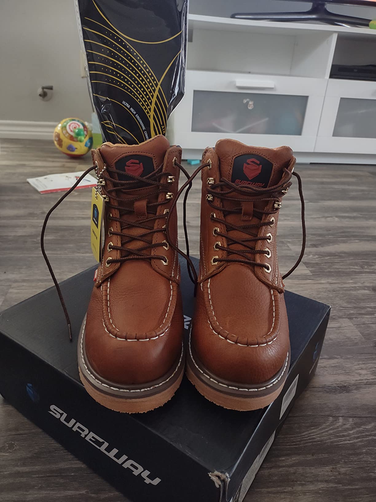 $13/mo - Finance SUREWAY 6" Mens Heavy Duty Steel/Composite/Soft Toe ...