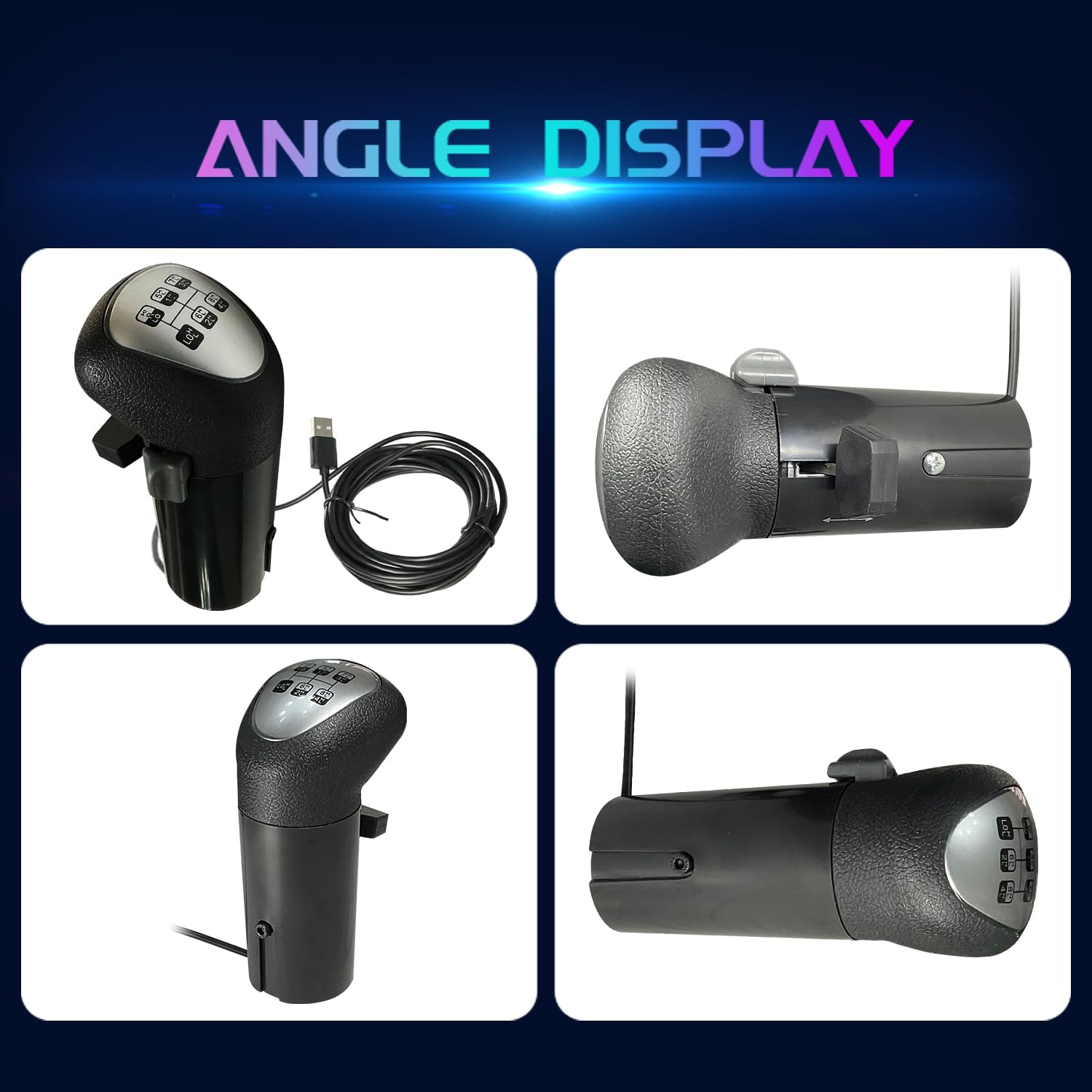 Snapklik.com : USB Shifter Knob For ATS & ETS2 PC For Logitech G25 G27 ...