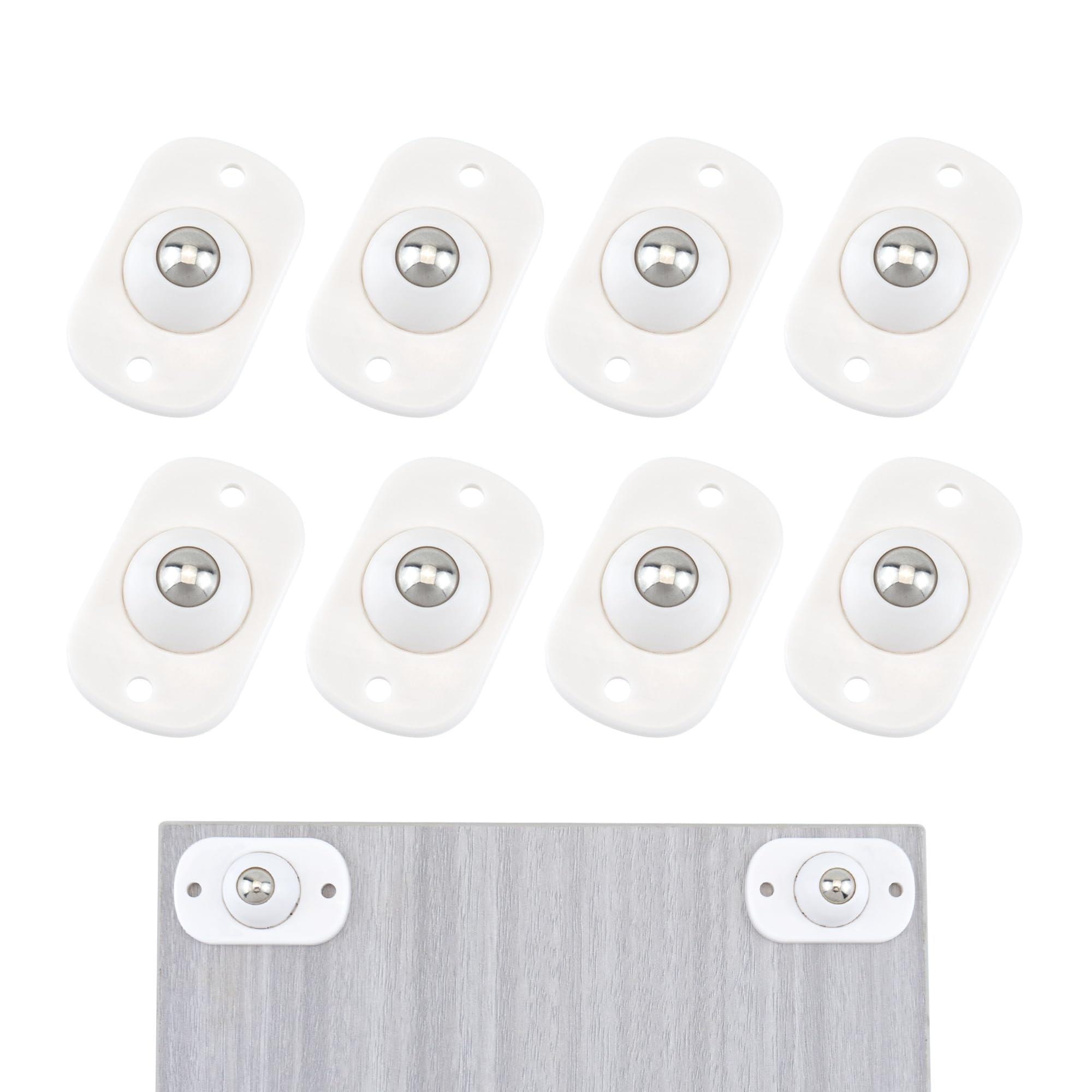 Quacc 8 PCS Self Adhesive Caster Wheels Appliance 360° Swivel Glide ...