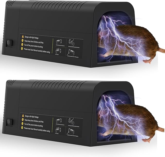 Amazon.com : Electric Mouse Killer Mice Trap Mice Zapper Effectively ...