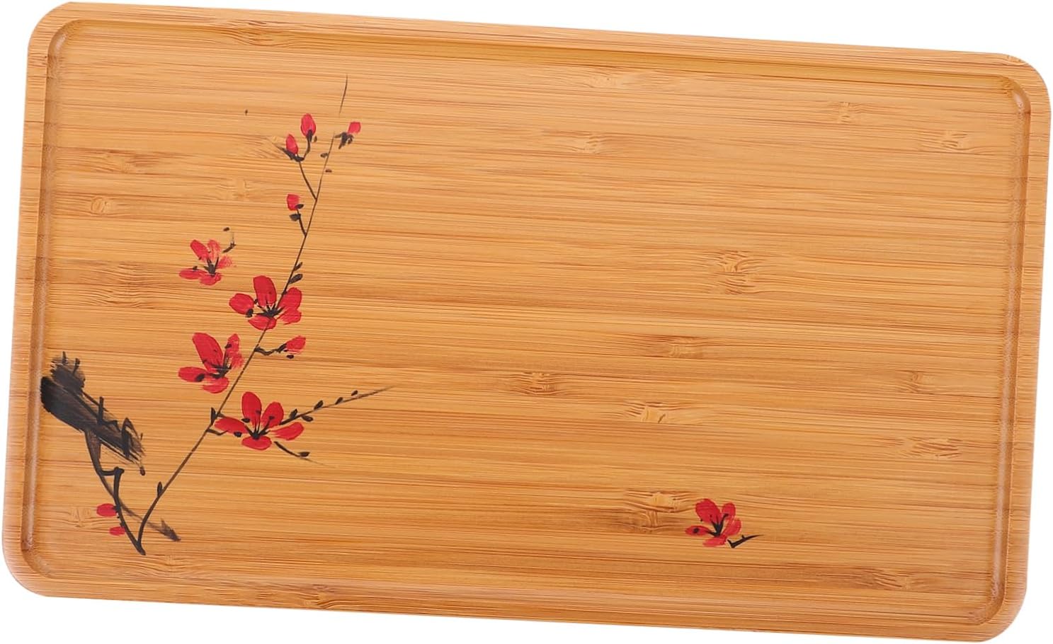 Amazon.com | Cherry Blossom Pattern Tea Serving Tray, Japanese Style ...