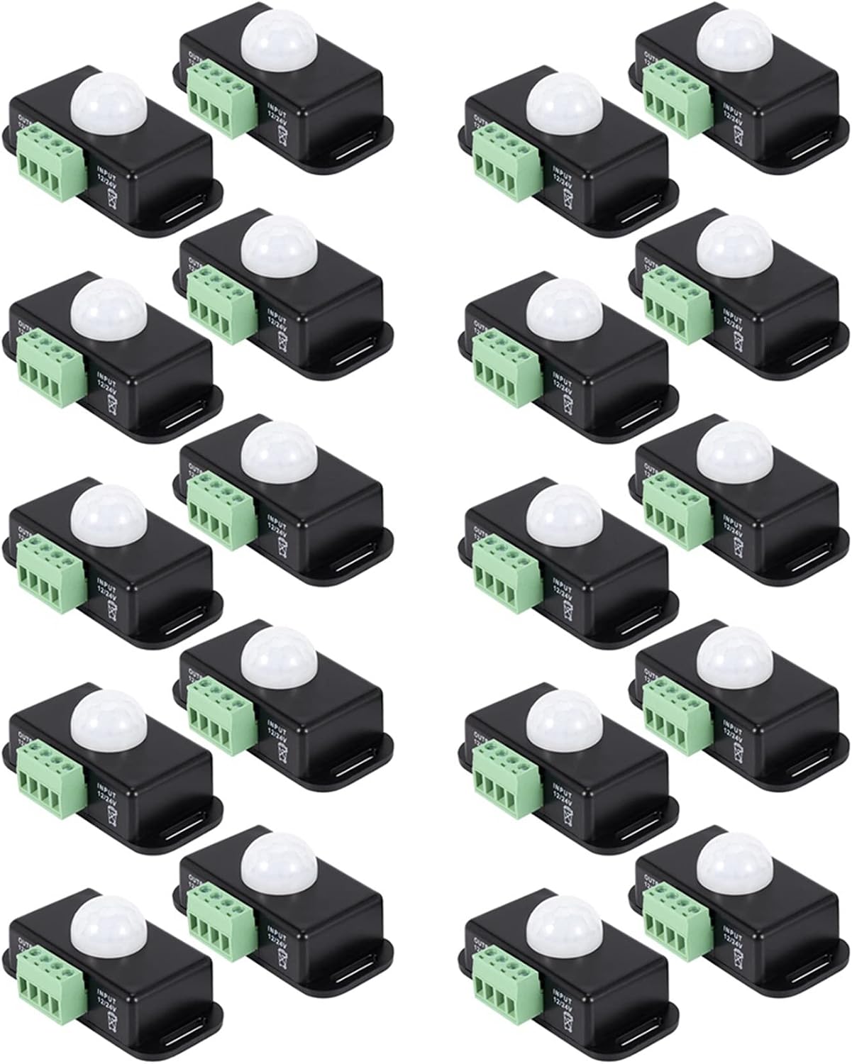 Potadak 20 x DC 12V/24V 8A Human Sensor Control Switch with Automatic ...