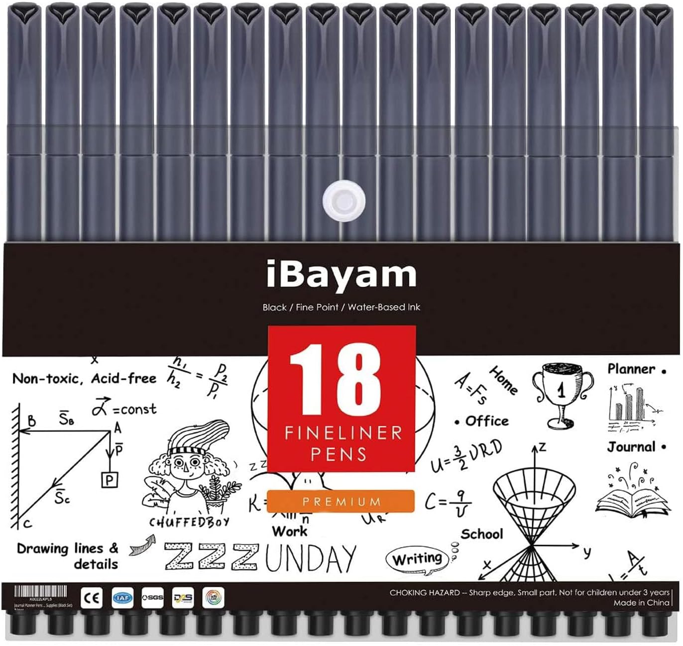 Amazon.com : Mr. Pen- Pens, Felt Tip Pens, Black Pens, 12 Pack, Fast ...