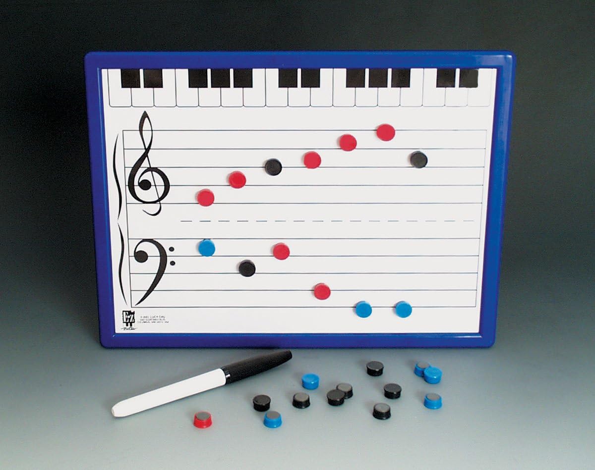Amazon.com: Littryee Magnetic Music Staff Board, Music Staff Dry ...
