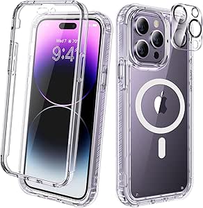 Amazon.com: Diaclara Designed for iPhone 14 Pro Max Case 6.7’’,[Compatible with Mag Safe] [2023 ...