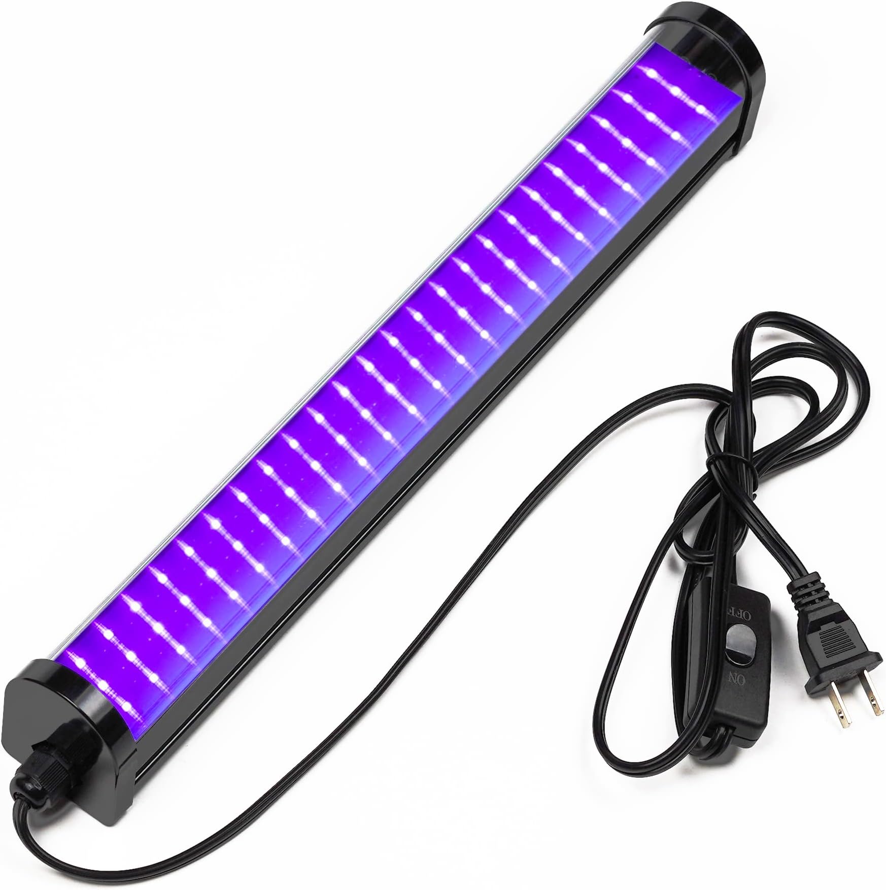 UV LED Black Light Bar, Upgraded 25w 72 LEDs Chips Blacklight with ...