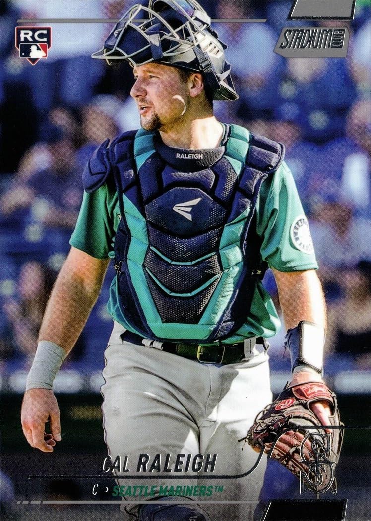 Amazon.com: 2022 Topps Stadium Club Baseball #255 Cal Raleigh Rookie ...