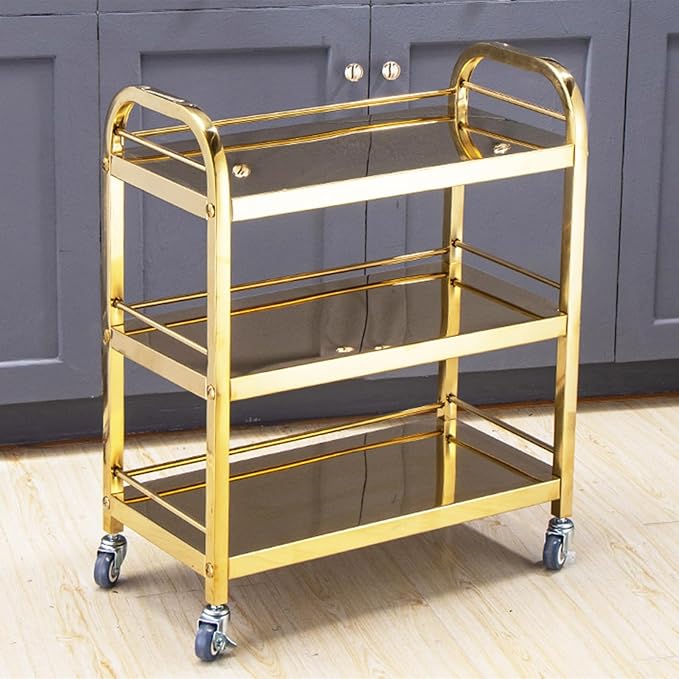 Amazon.com: icVantA Stainless Steel Utility Cart Stainless Steel Cart ...