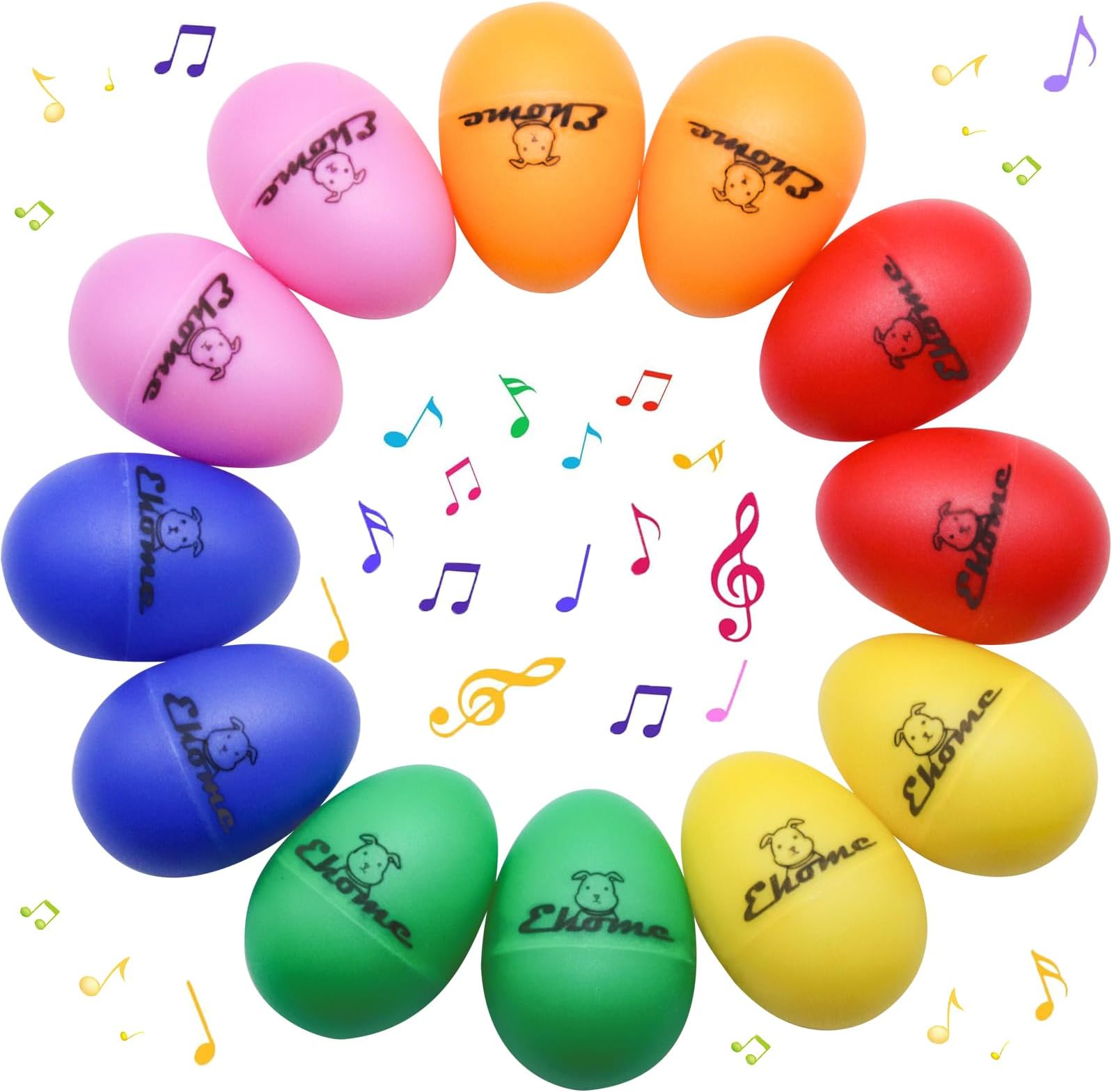 Amazon.com: MUSCELL Egg Shakers,Professional Percussion Instruments ...