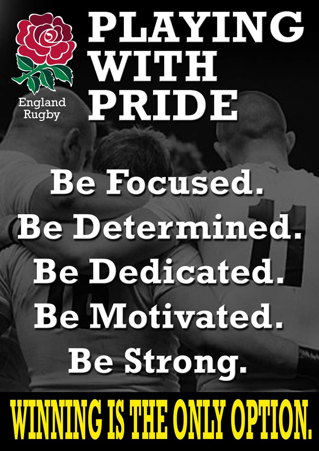 Motivational England Rugby Quotes - Poster 2018-6 Nations # 73 ...