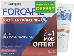 Arkopharma Forcapil Fortifying Keratin + 3 Month Programme 120 + 60 ...