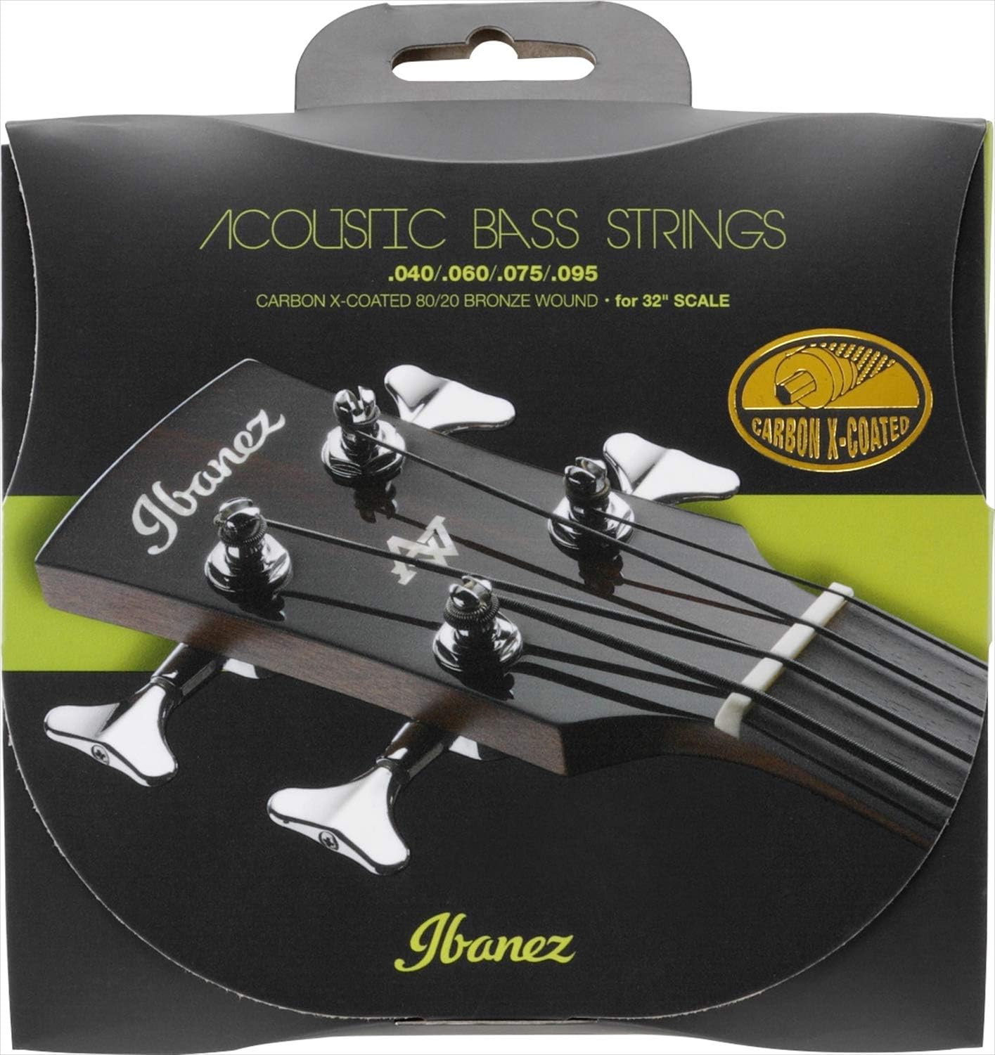 Amazon.com: Ibanez Carbon Coated Strings for 32 Inch Scale Acoustic ...