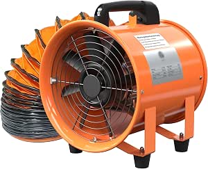 Amazon.com: HYITCL 10 Inch Utility Blower Fan 1600CFM Industrial ...