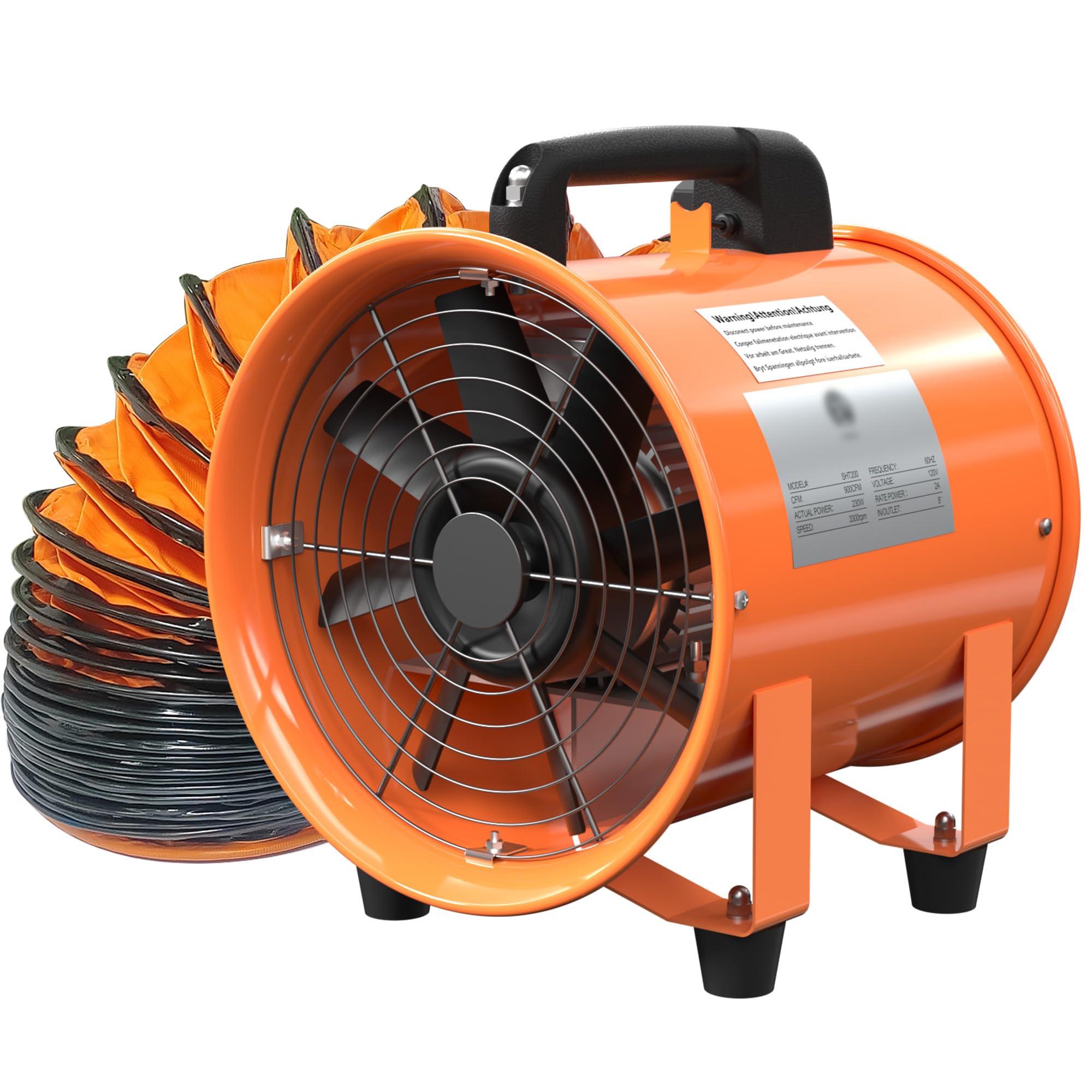 Amazon.com: 12 Inch Utility Blower Fan 2300CFM Industrial Portable ...
