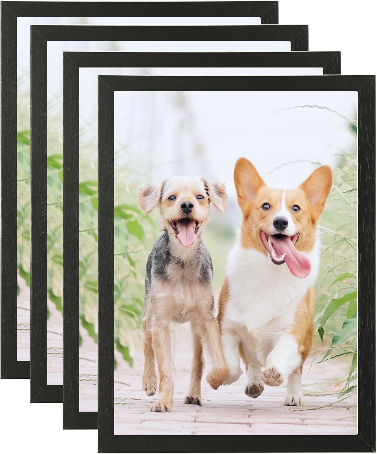 A4 Wood Photo Frame,4 Pack-21x30cm Black Picture Frame,Certificate ...