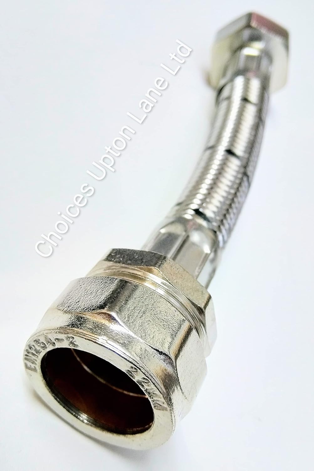 Flexible Tap Connector 22 mm Compression X 3/4" BSP Female End X 150 mm ...