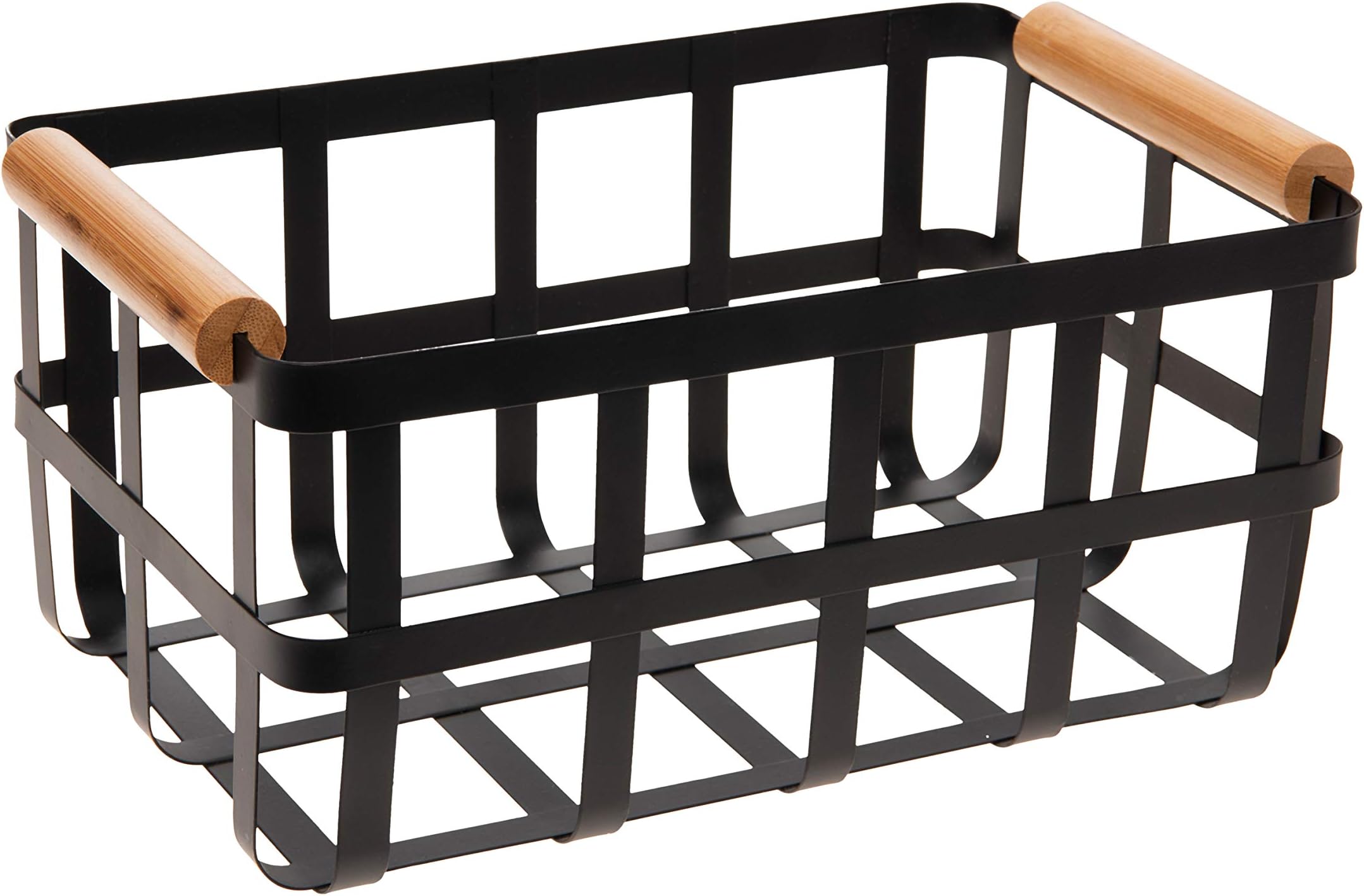 Amazon.com: Juvale 2 Pack Round Wire Baskets with Handles, Metal ...