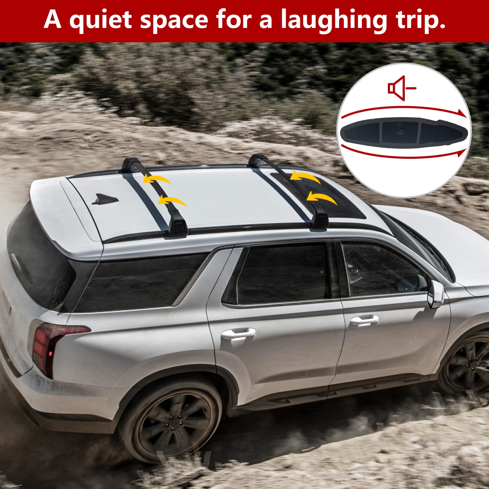 Snapklik.com : Grandroad Auto Roof Rack Cross Bars Fit For 2019 2020 ...