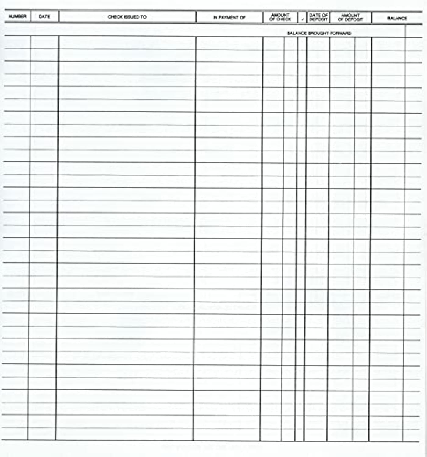 Amazon.com : Check Desk Registers, Size 8 1/2" x 9 1/4", Executive ...