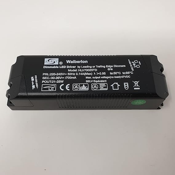 Waiberlon HLV70025TD - Driver LED, dimmerabile, 700 mA, 21-25 W ...