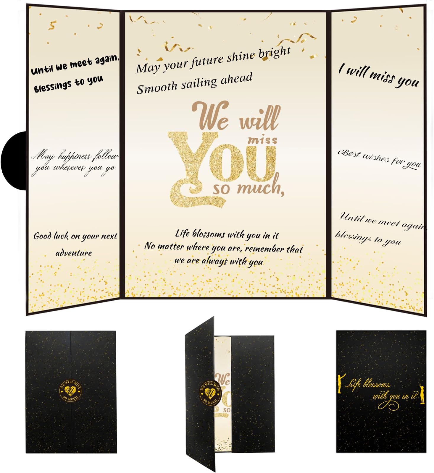 Amazon.com: Viogtmca Farewell Guest Book Alternative Well Miss You ...