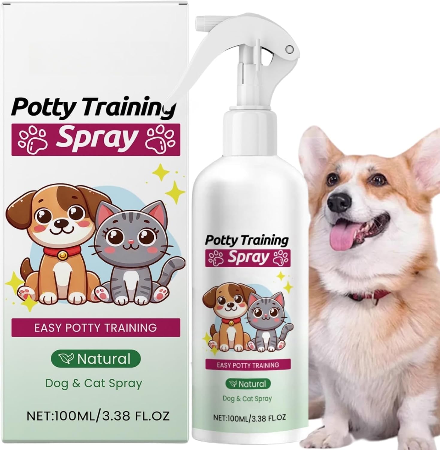 100ml Potty Training Spray for Dogs,Pup/Py Pee Spray Training,Potty ...