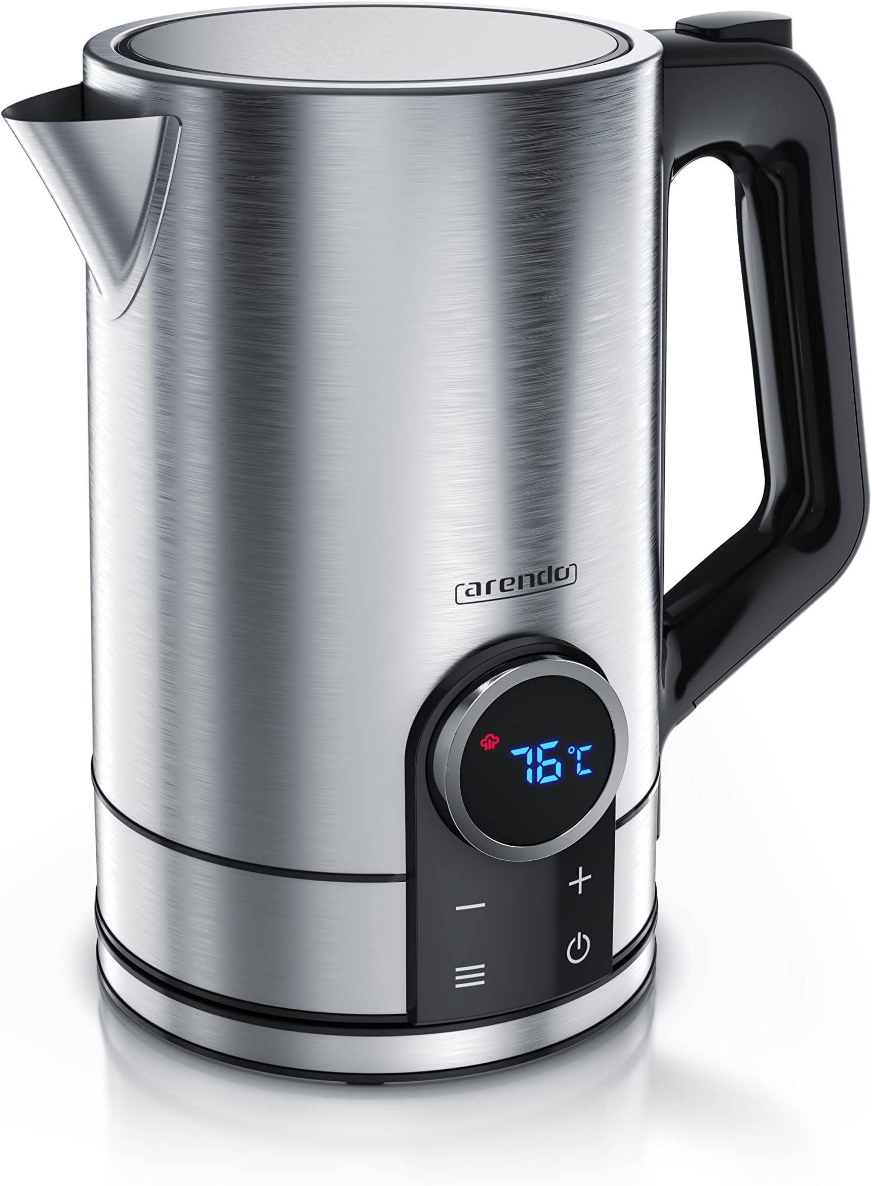 Amazon.de: Arendo - Edelstahl Wasserkocher mit Temperatureinstellung 40 ...