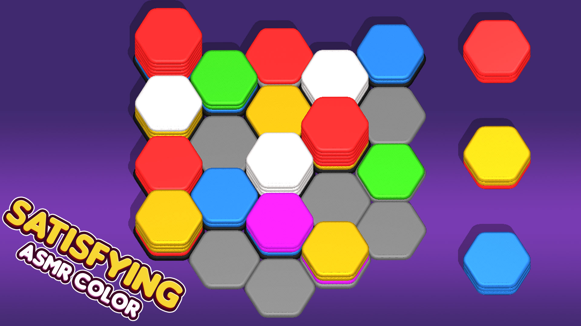 Hexa Sort 3D Merge Master: Matching Tile Puzzle Challenge Color Block ...